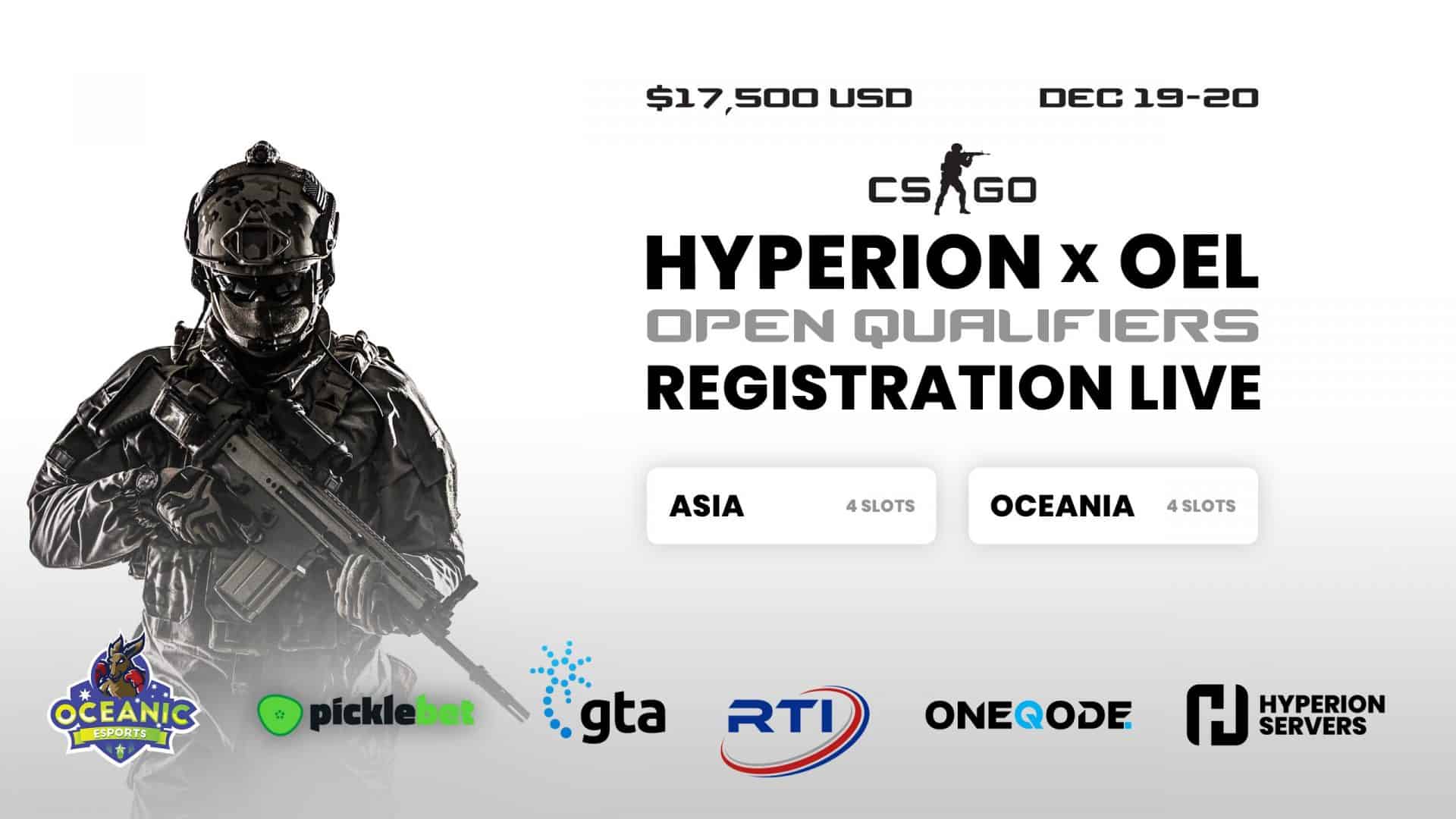 Hyperion x OEL Inter-Regional Registration Begins - CSGO2ASIA